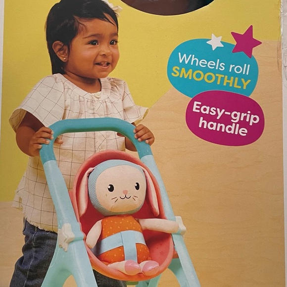b play | Toys | New B Play Toy Stroller Plush Bunny Happy Strolling ...